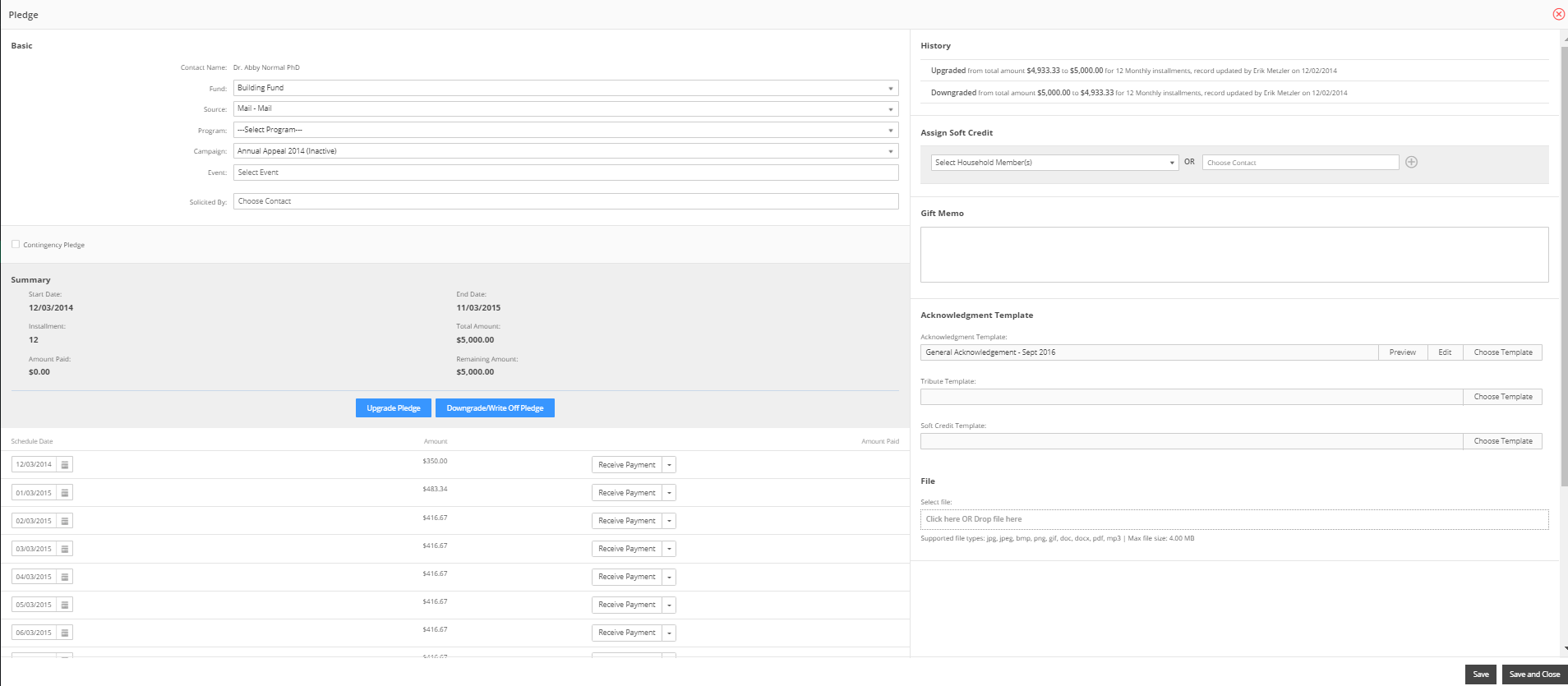 The Best Grant & Pledge Management Software | NonProfitEasy